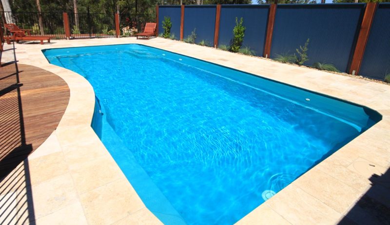 The Moroccan - three corner seating pool - Leisure Pools Australia