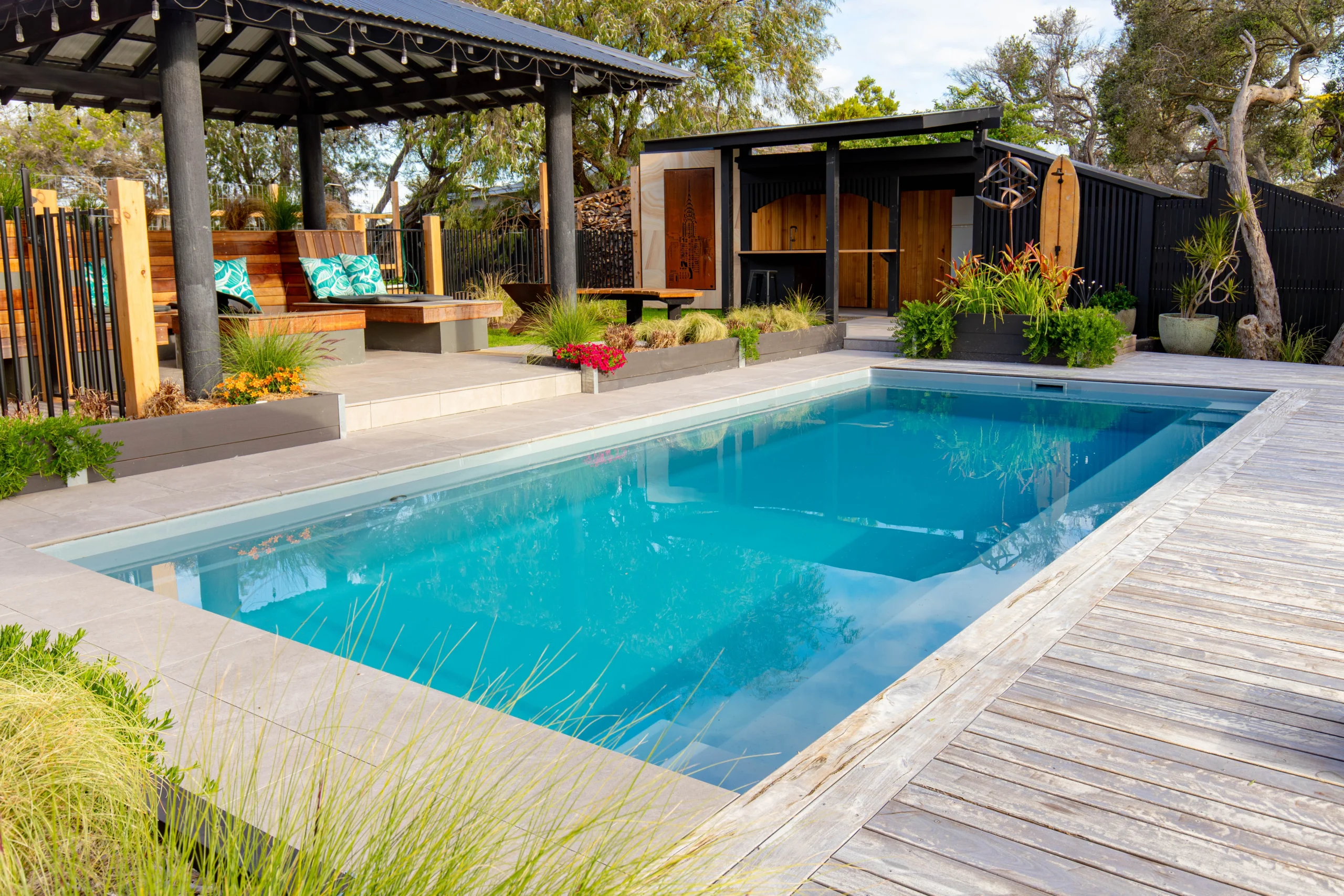 The Reflection 8.00m installed by Leisure Pools Melbourne South East ...